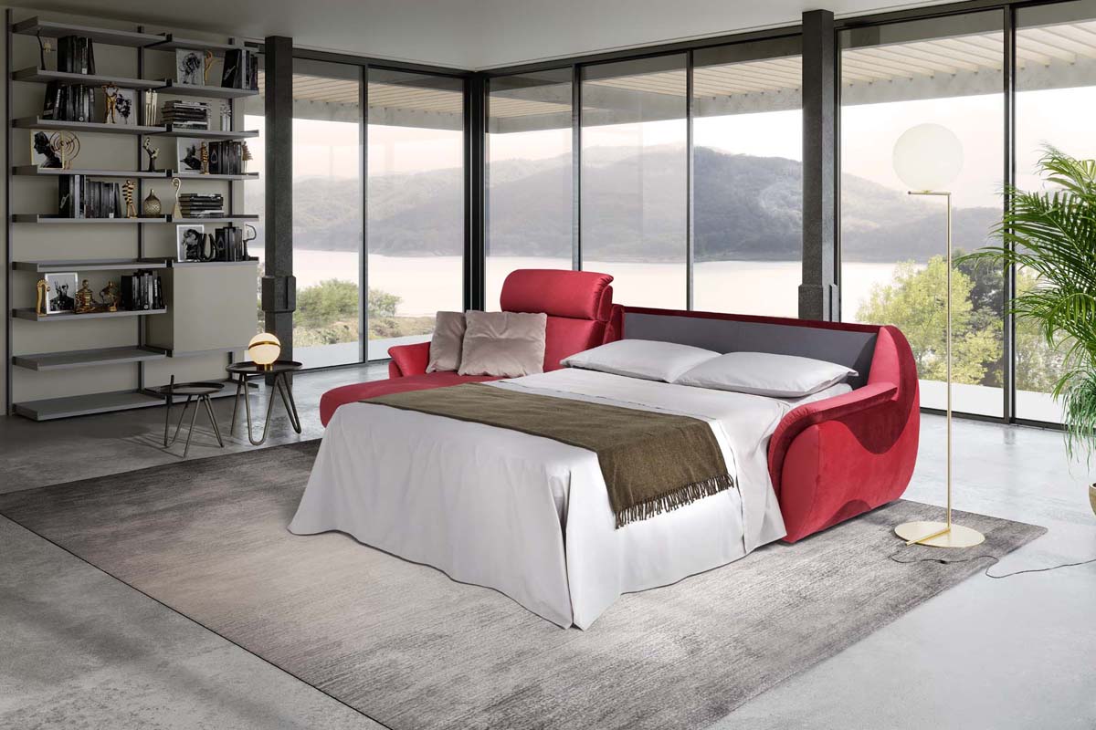 Corinne 3 Seater Designer Sofa with Bed - The Furniture Centre Cork