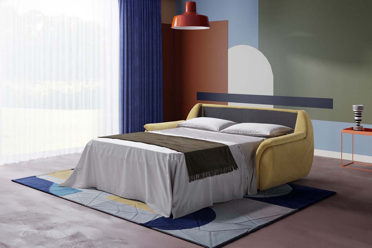 Corinne 3 Seater Designer Sofa with Bed - The Furniture Centre Cork