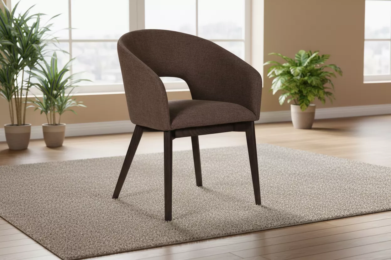 Ariya Dining Chair - Brown - The Furniture Centre Cork