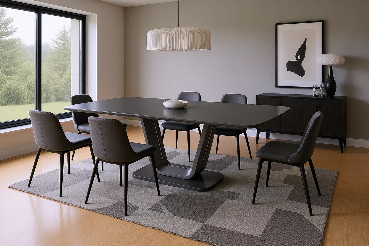 Lazzaro Coffee Table - Graphite Grey Matt 1100 (Nett) - The Furniture ...