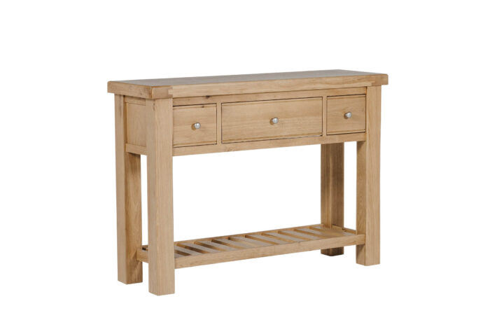 Delaney Console Table Oak - The Furniture Centre Cork